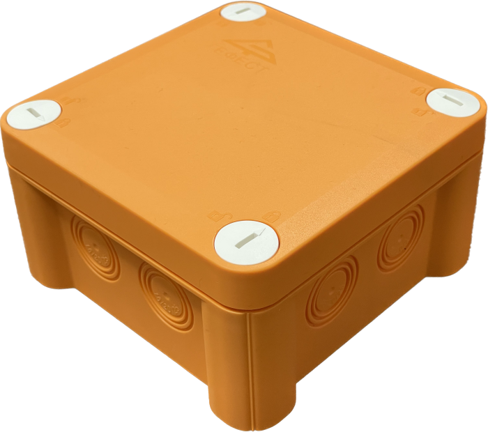 Fireproof junction boxes for electrical wiring