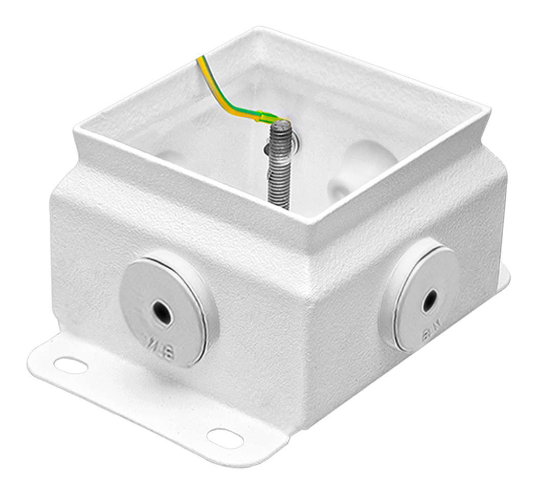 New junction box IP66(P) with rubber cable glands